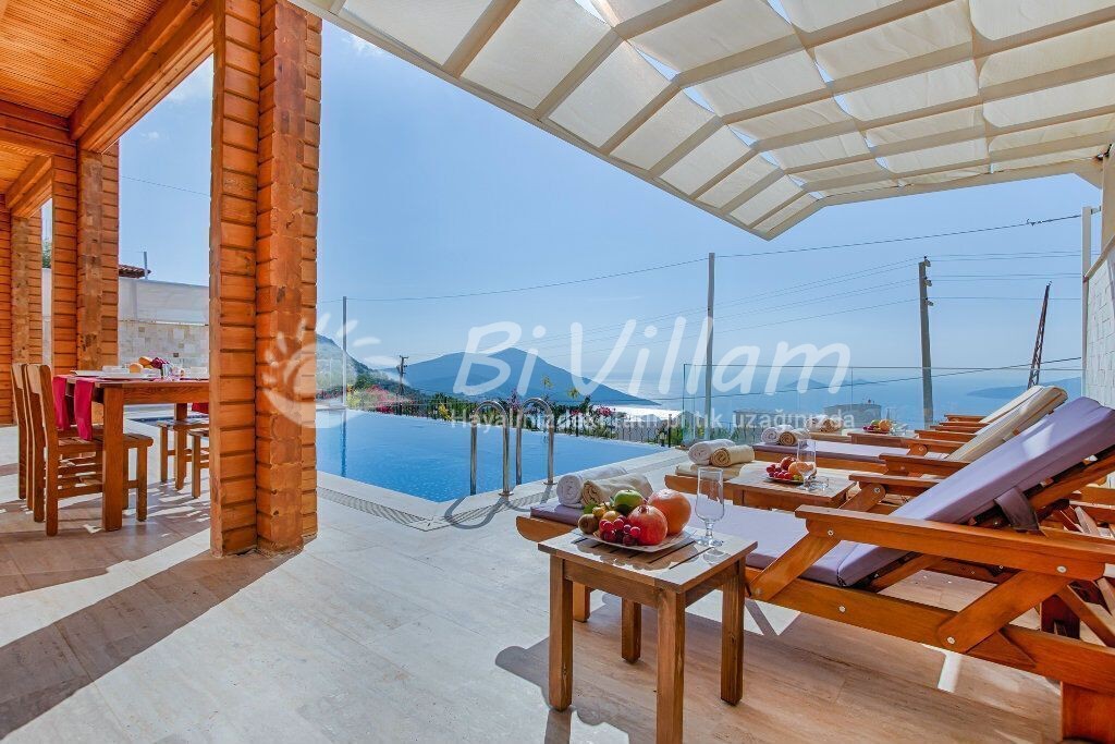 Villa Manzara Sardunya Deniz Manzaralı Muhafazakar Villa